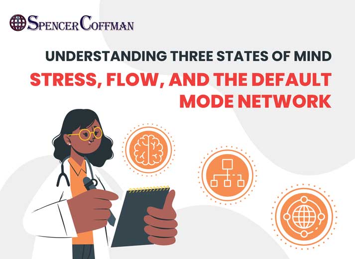 Three States of Mind: Stress, Flow, and the Default Mode Network